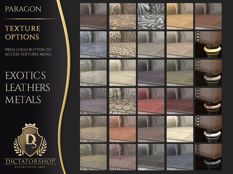Second Life Marketplace - [Ds] Paragon - Sofa PG